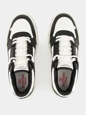 Valentino Garavani Freedots Calfskin Low-top Sneakers - Multicolour