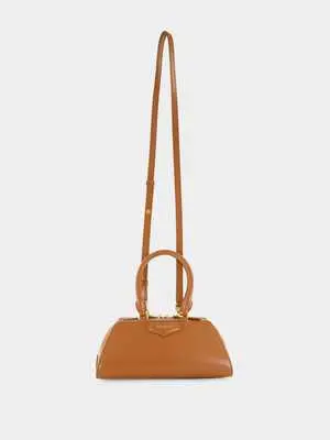 Givenchy Mini Antigona East-west Bag - Brown