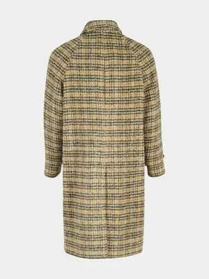 PIACENZA CASHMERE 1733 Checked Wool-silk Coat - Multicolour