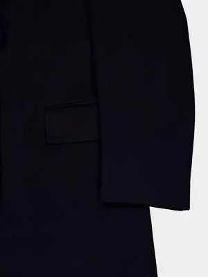Prada Wool & Cashmere Single-breasted Coat With Shearling Collar
