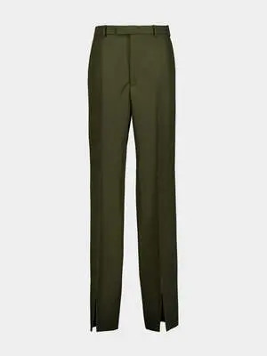 Gucci Wool Wide-leg Trousers