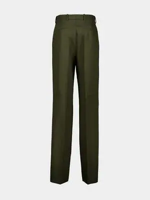 Gucci Wool Wide-leg Trousers