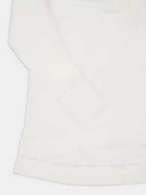 PAULA Diane V-neck Long-sleeve Top - White