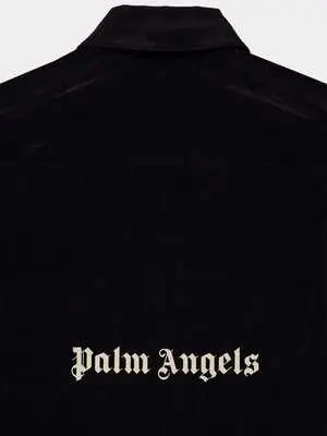 Palm Angels Cord Overshirt With Classic Logo