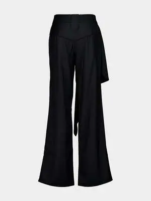 Johanna Ortiz Outlaw Wool Draped Pants