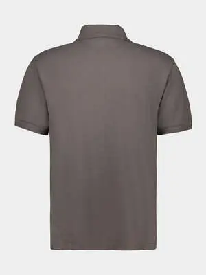 Frescobol Carioca Cedar Horacio Cotton Polo Shirt - Grey