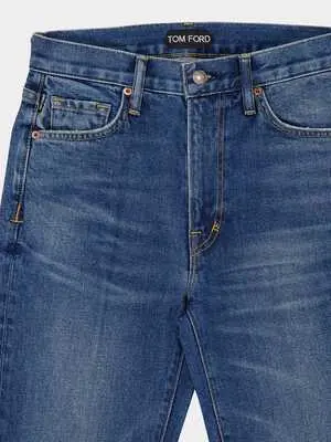 TOM FORD Flare Fit Japanese Stonewashed Jeans
