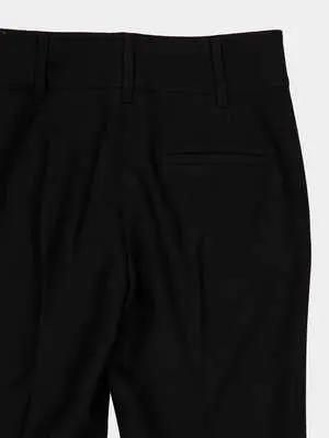 Gabriela Hearst Navy Wool-cashmere Flared Trousers