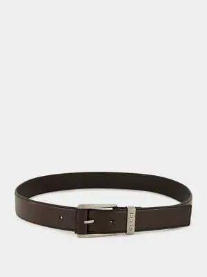 Gucci Leather Belt With Buckle