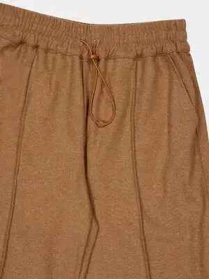 120% Lino Wool And Cashmere Wide-leg Trousers