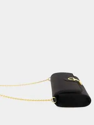 Gucci Silk Satin Clutch With Horsebit