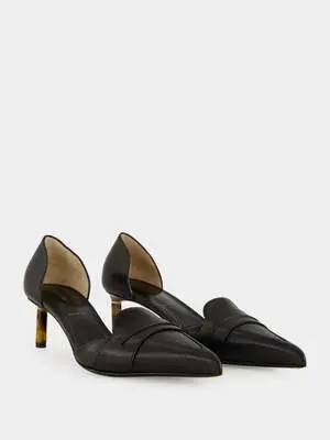 TOM FORD Grain Leather D'orsay Pumps