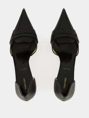 TOM FORD Grain Leather D'orsay Pumps