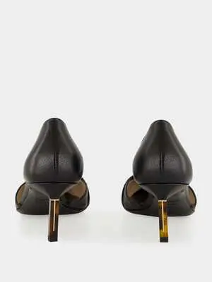 TOM FORD Grain Leather D'orsay Pumps