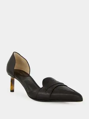 TOM FORD Grain Leather D'orsay Pumps