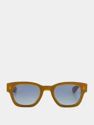 Alexander McQueen Rectangular Sunglasses - Brown