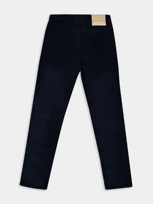 Boglioli Regular Fit Corduroy Trousers - Blue