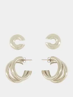 Rabanne Hoops And Ear Cuffs Set