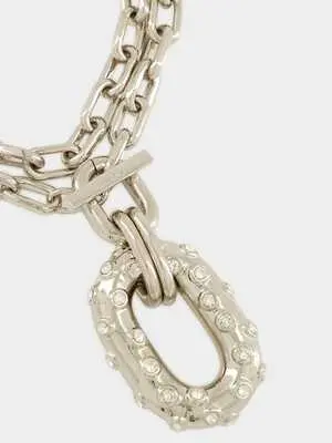 Rabanne Xl Link Rhinestone Necklace