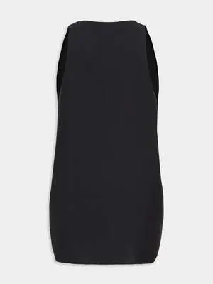 PAULA Serena Silk Tank Top - Black