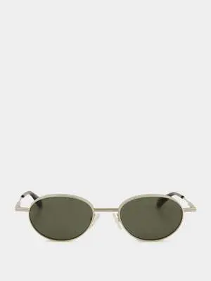 Alexander McQueen Round Sunglasses - Silver