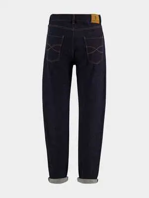 Brunello Cucinelli Iconic Fit Five-pocket Jeans - Blue