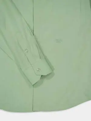 Fendi Light Poplin Shirt With Contrast Collar
