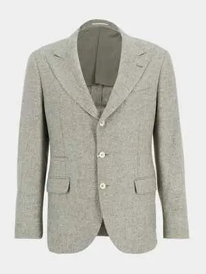 Brunello Cucinelli Wool Blazer With Pockets