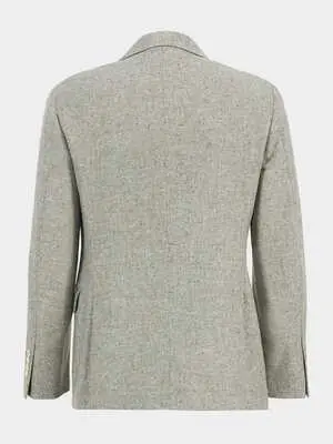 Brunello Cucinelli Wool Blazer With Pockets