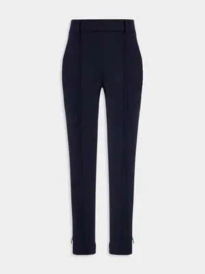 Gucci Slim-fit Wool-silk Trousers - Blue
