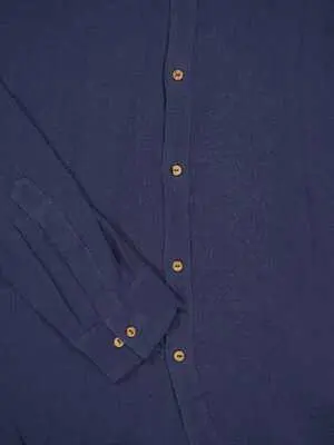 Spiritum Tulum Indigo Balam Cotton Shirt - Blue