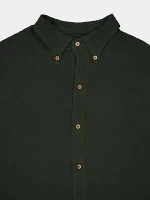 Spiritum Tulum Forest Balam Cotton Shirt - Green