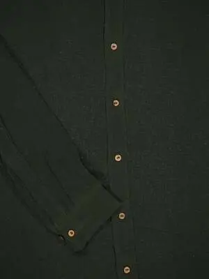 Spiritum Tulum Forest Balam Cotton Shirt - Green