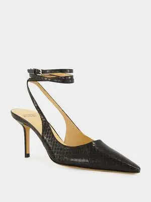FRANCESCO RUSSO Watersnake Slingback Pumps