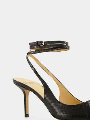 FRANCESCO RUSSO Watersnake Slingback Pumps