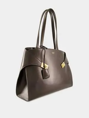 FERRAGAMO Hug Leather Tote Bag