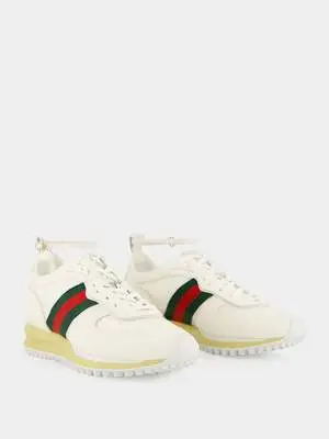 Gucci Gg Nylon Re-motion Trainers - White