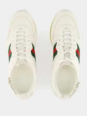 Gucci Gg Nylon Re-motion Trainers - White