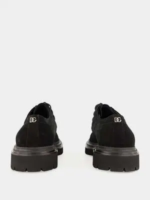 Dolce & Gabbana Split Calfskin Derby Shoes