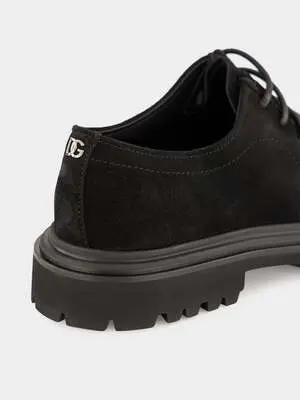 Dolce & Gabbana Split Calfskin Derby Shoes