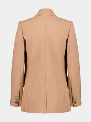 Zimmermann Hypnotic Double-breasted Wool Blazer