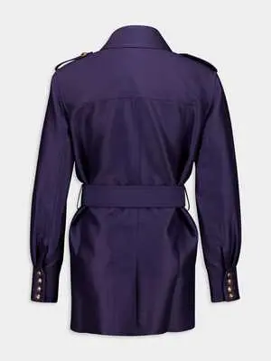 Zimmermann Hypnotic Utility Jacket - Blue