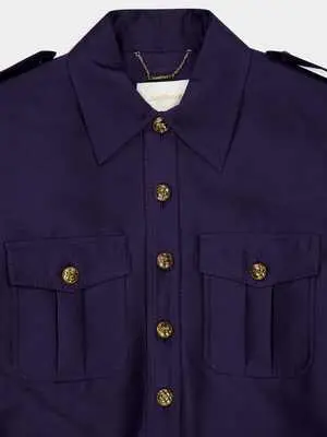 Zimmermann Hypnotic Utility Jacket - Blue