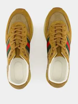 Gucci Re-motion Gg Canvas Trainers - Brown