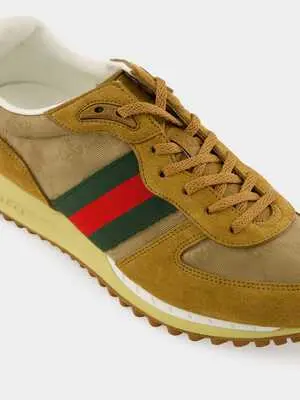 Gucci Re-motion Gg Canvas Trainers - Brown