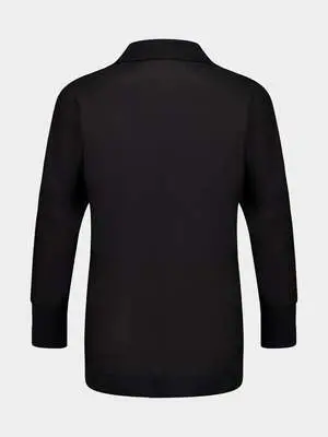 PAULA Diane V-neck Top - Black