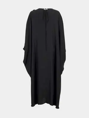 PAULA Silk Kaftan Dress - Black