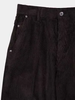 AMI Paris Cotton Corduroy Large Fit Trousers