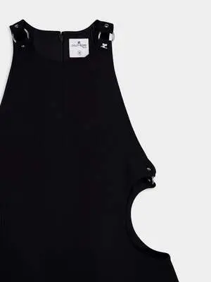 COURREGES Buckled A-line Mini Dress
