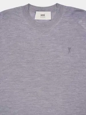 Ami De Coeur Crewneck Sweater - Grey